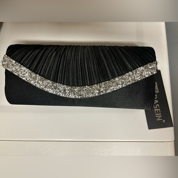 Dasein | Accessories | Dasein Sequence Black Cocktail Purse | Poshmark
